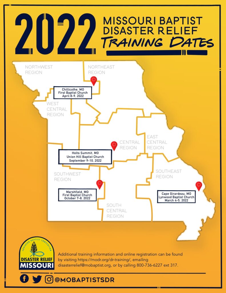 2022 Missouri Disaster Relief Training (Northwest Region) - CPBA